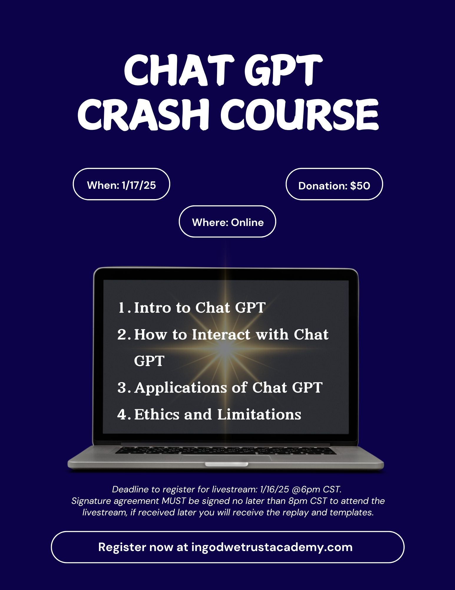 Chat GPT Crash Course-Friday 1/17/25 Replay and Templates (Allow up to ...